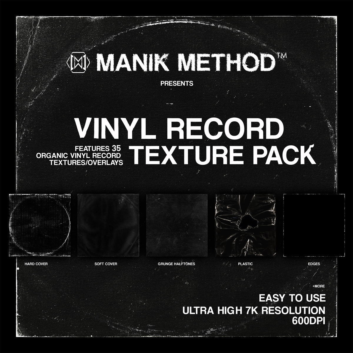 Premium - Vinyl Record Texture Pack - MANIK METHOD™